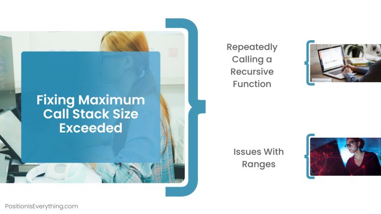 Maximum Call Stack Size Exceeded: Defining Space Consumption - Position ...