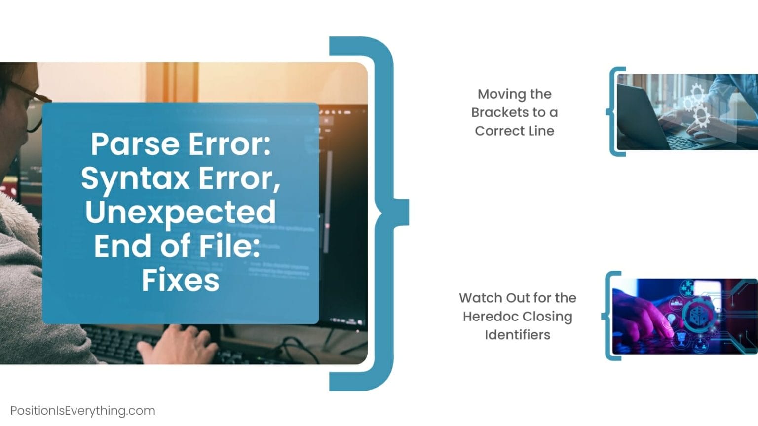 Parse Error: Syntax Error, Unexpected End of File: Debugged – Position ...