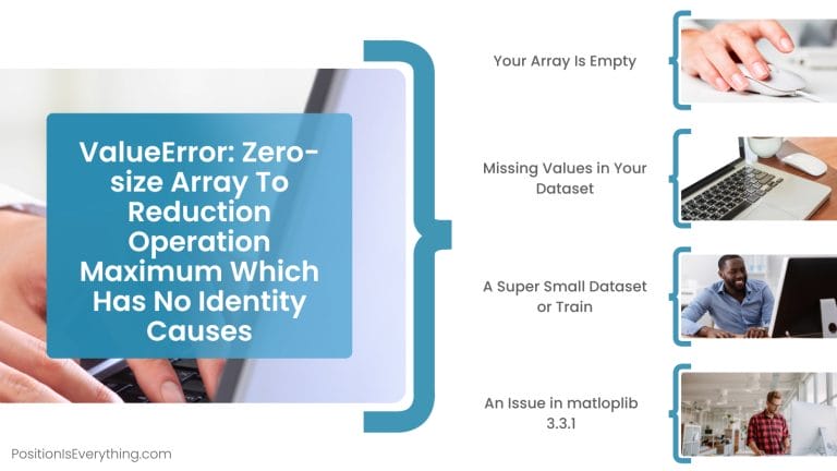 ValueError: Zero-size Array To Reduction Operation Maximum Which Has No Identity - Position Is ...