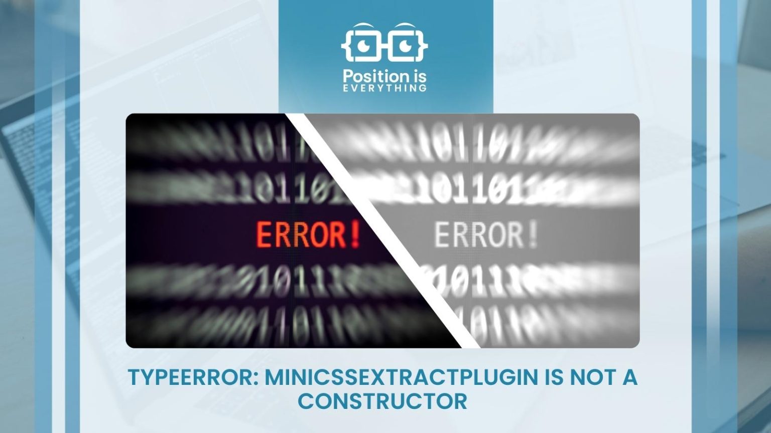 Typeerror: Minicssextractplugin Is Not a Constructor: Solved – Position ...
