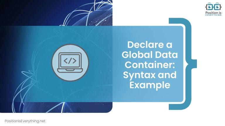 Python Global Variables: How To Use These Data Containers? - Position ...